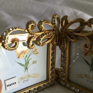 Ashleigh Manor | Accents | Ashleigh Manor Double Picture Frame Pewter ...